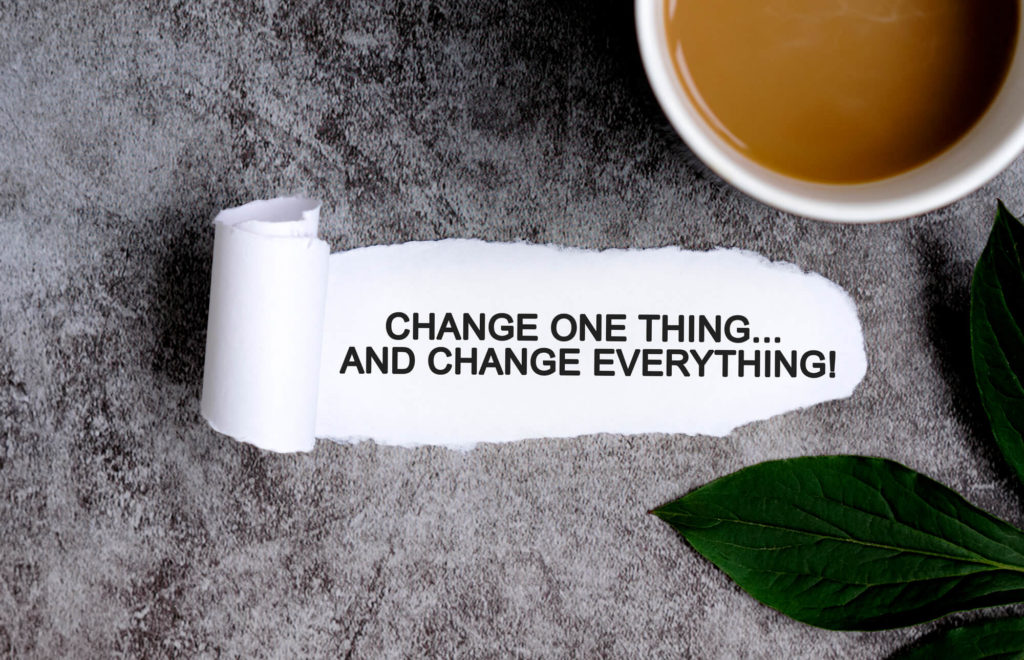 Change One Thing - Living by Littles